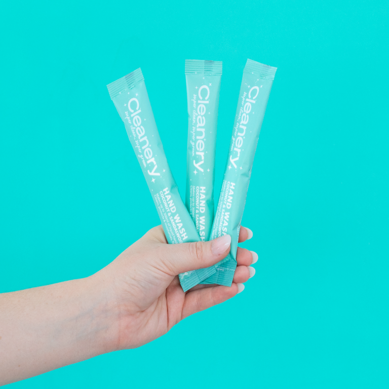 Cleanery Liquid Hand Wash Refills 3 Pack - Coconut & Sandalwood