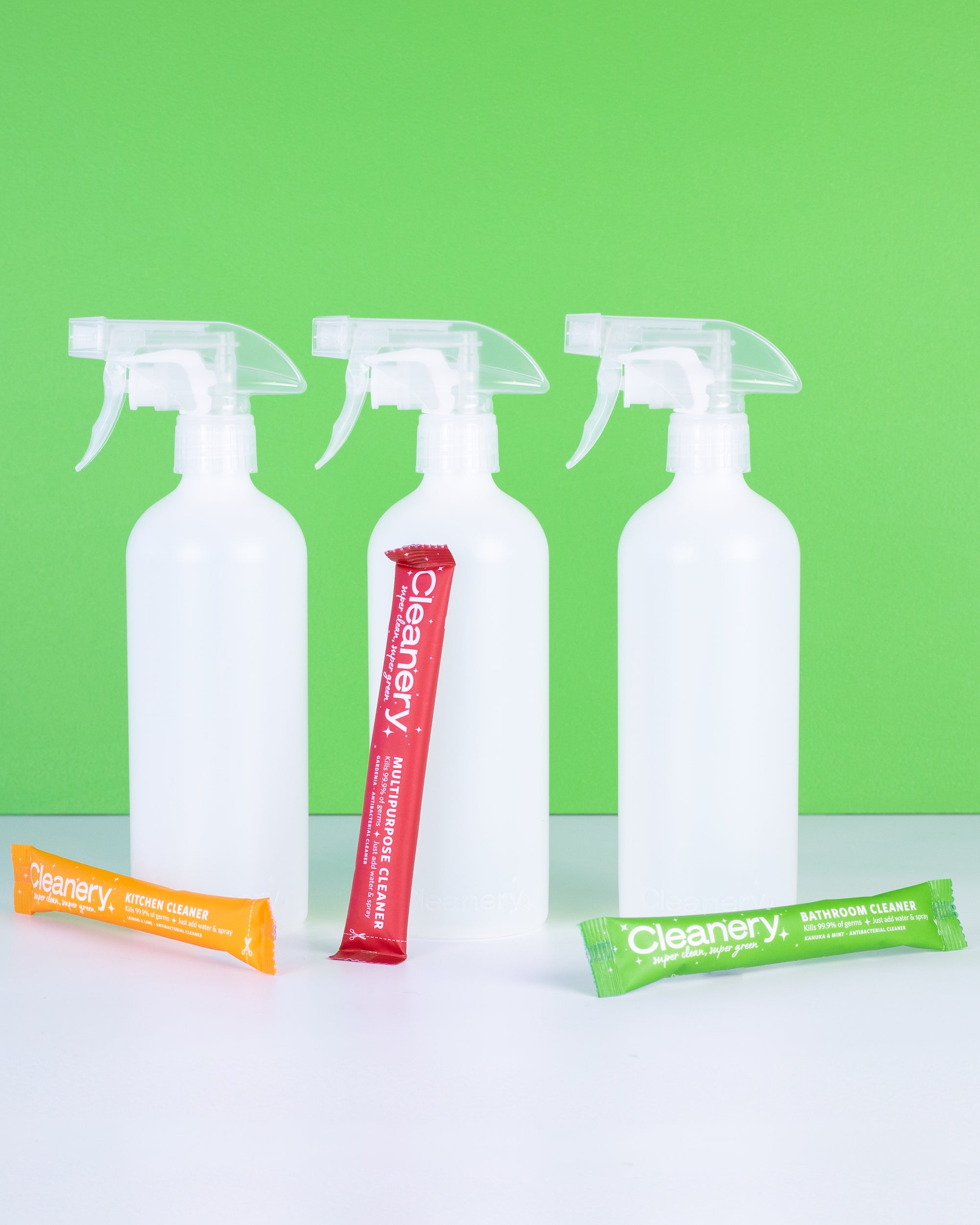 Triple Pack Bottle Starter Kit – Cleanery